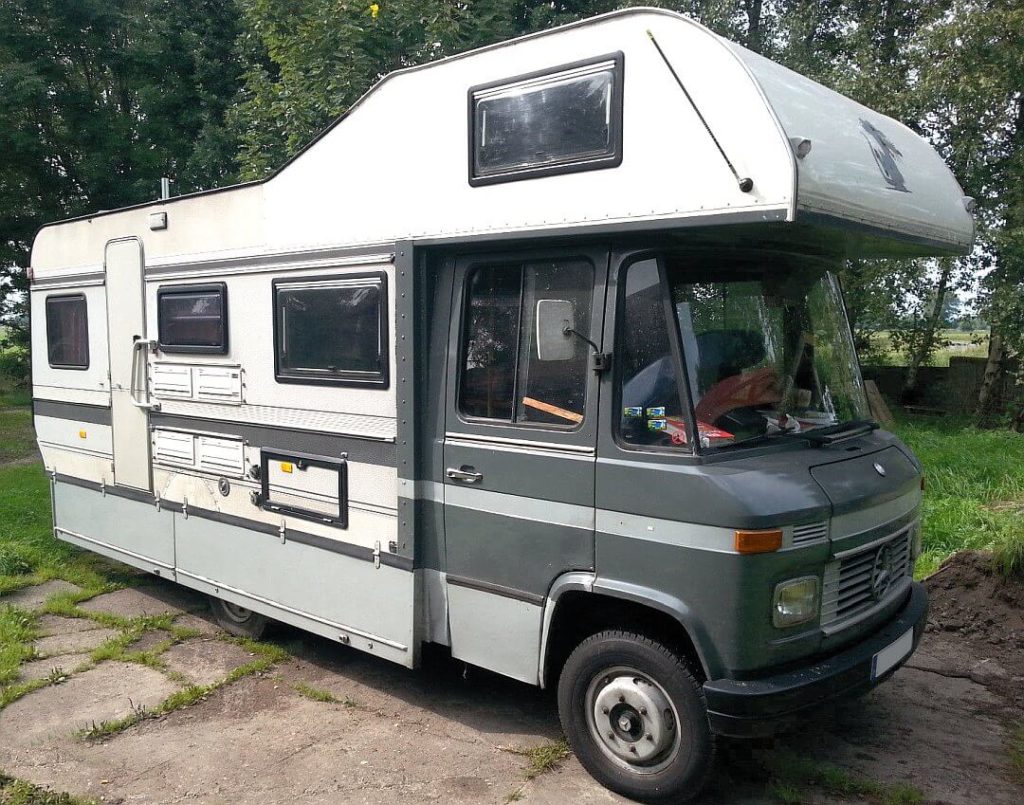 1975 Hobby De Luxe Mercedes Benz O309 / Wohnmobil Kult