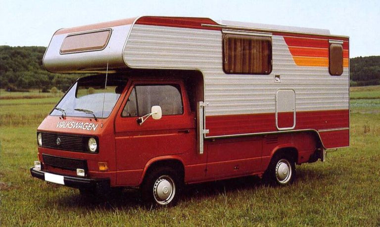 1980 Tischer Camping Huckepack VW T3 Doka Pritsche / Wohnmobil Kult